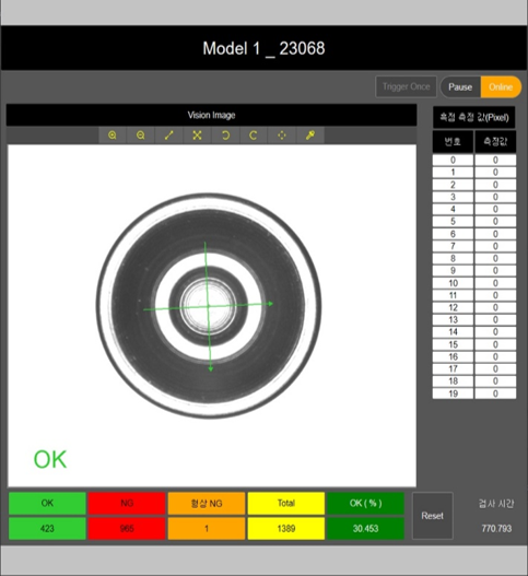 Valve Seal 검사 비전 시스템 > MACHINE VISION SOLUTION | KPINT